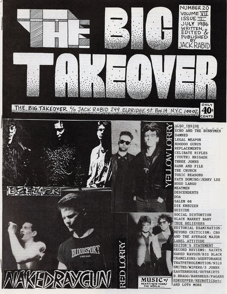 Big Takeover: Issue 20-22, 1986-1987 (three issues) – The Big Takeover ...